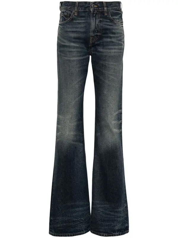 Haikure Flora Flared Jeans In Blue - 39% Off | Editorialist