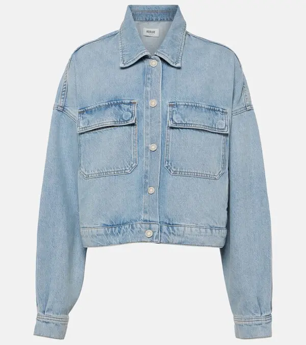 AGOLDE Luka Denim Trucker Jacket - Blue
