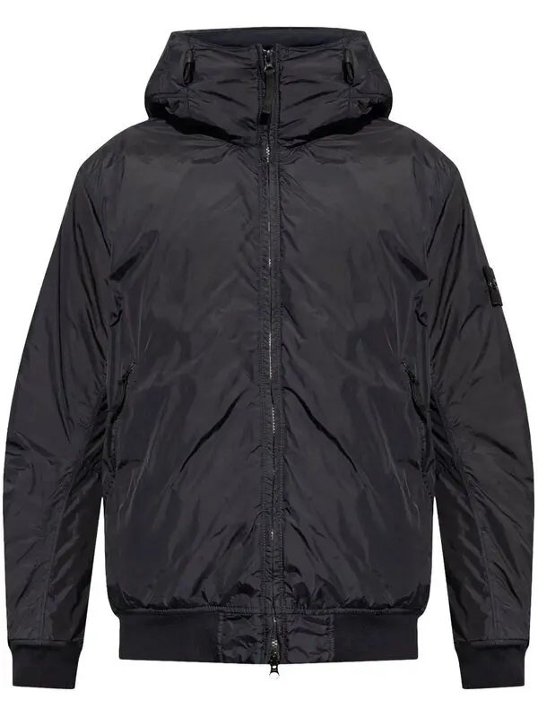 Stone Island Compass-badge Hooded Windbreaker