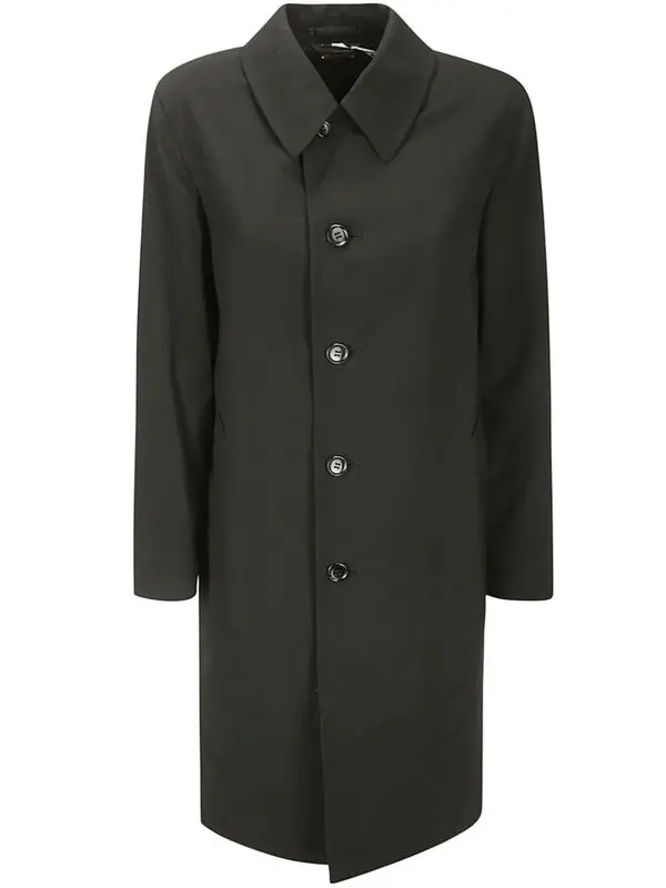 Comme Des Garçons Oversized-collar Single-breasted Coat