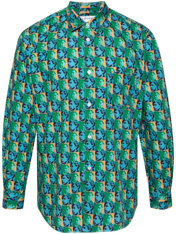 Comme Des Garçons X Andy Warhol Pop-art Print Shirt