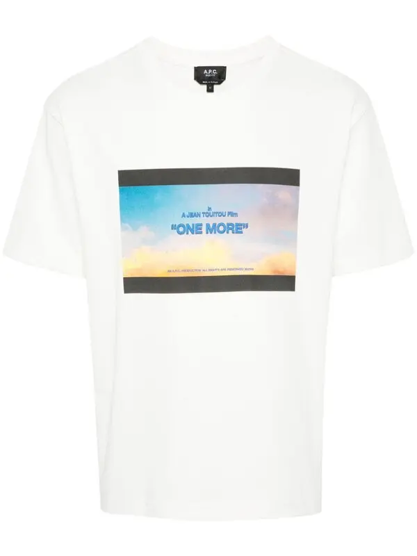A.p.c. Graphic-print Cotton T-shirt