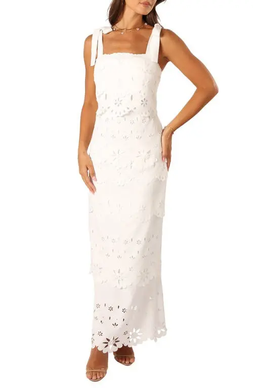PETAL & PUP Pippa Tiered Column Dress