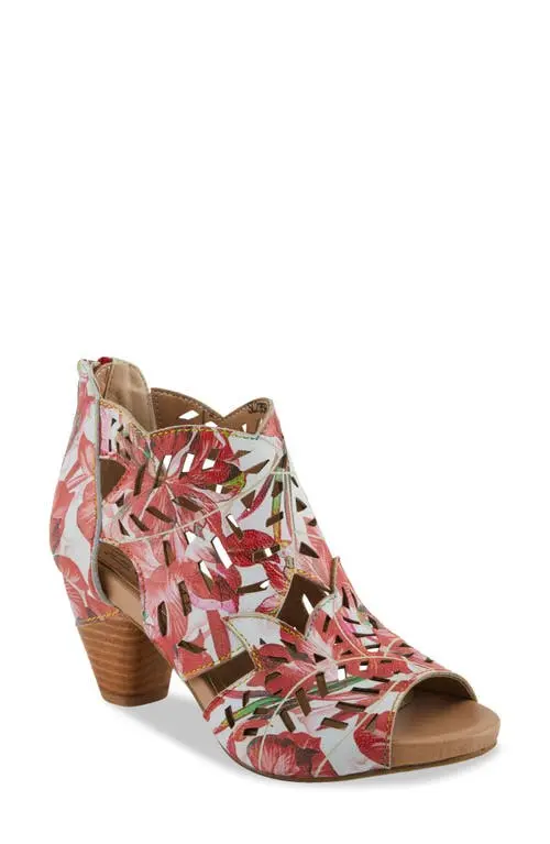 SPRING STEP SHOES Icon Fleur Sandal - Red Multi