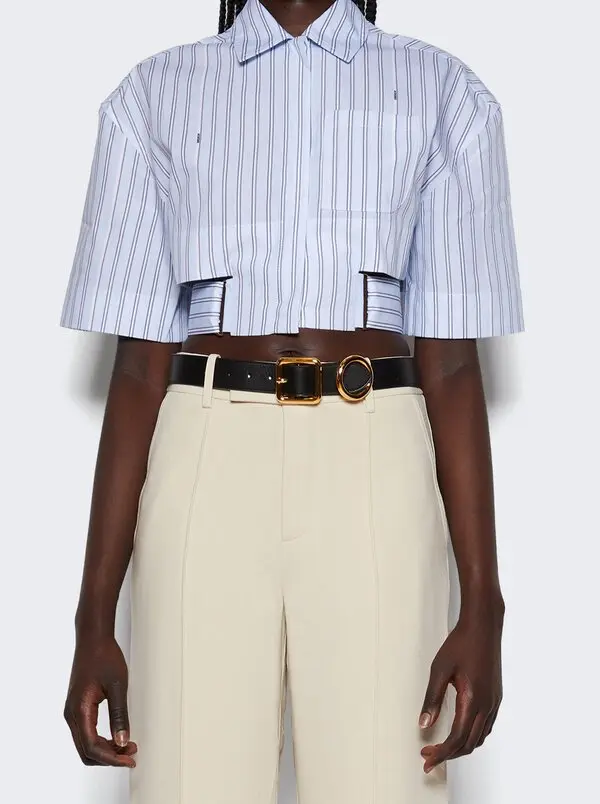 Jacquemus La Ceinture Regalo Leather Belt - Black