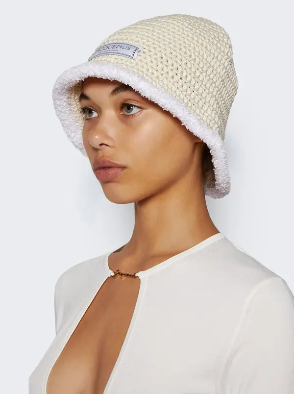 Jacquemus Le Bob Bordino Bucket Hat - Off-white