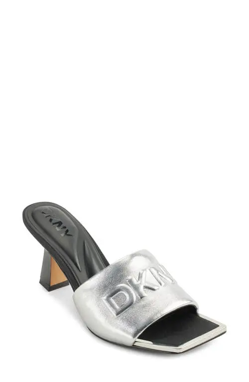 Dkny Keke Slide Sandal - Silver