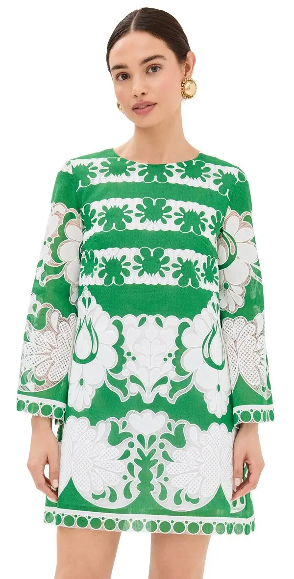 borgo de nor green dress Freya Crepe Maxi Dress S