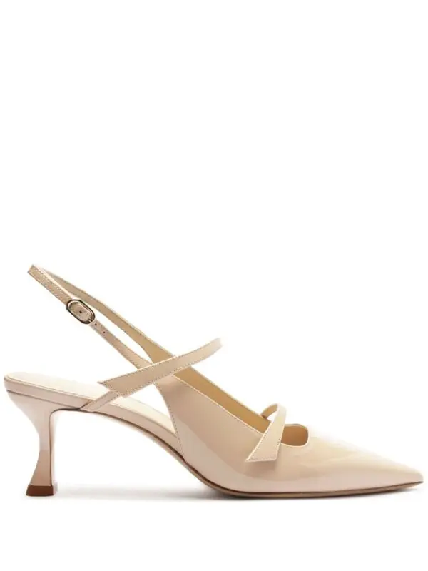 ALEXANDRE BIRMAN Tita 60mm Slingback Pumps - Neutrals