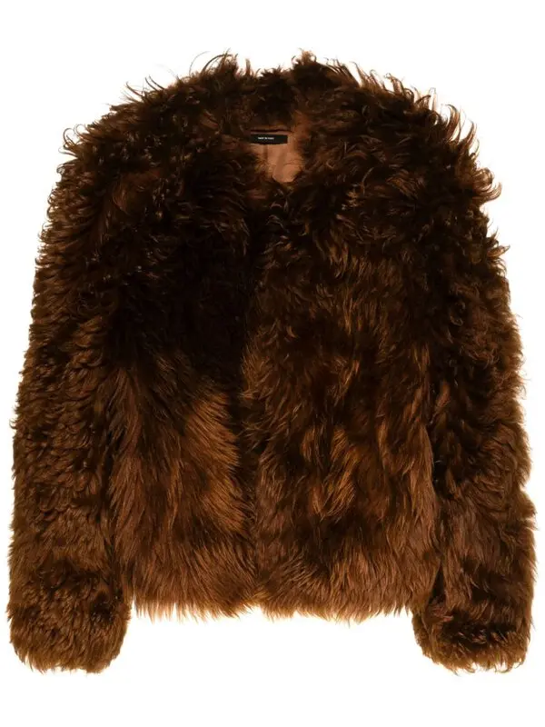 TOM FORD Shearling Jacket - Brown