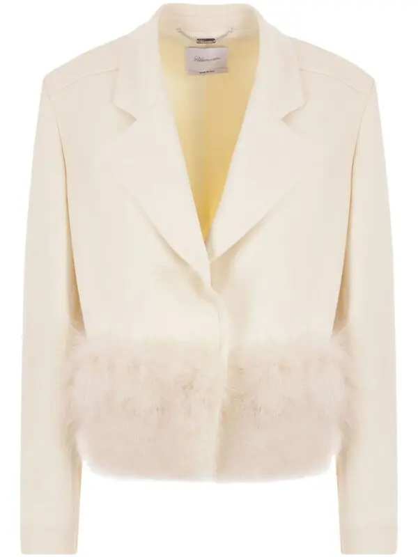 Blumarine Single-breasted Blazer - Neutrals