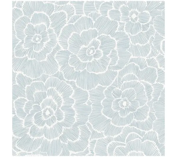 NUWALLPAPER Saraya Blue Peel And Stick Wallpape R