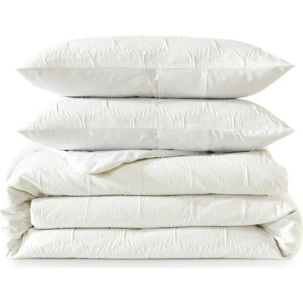 Dkny Modern Hexagon Duvet Cover & Shams Set