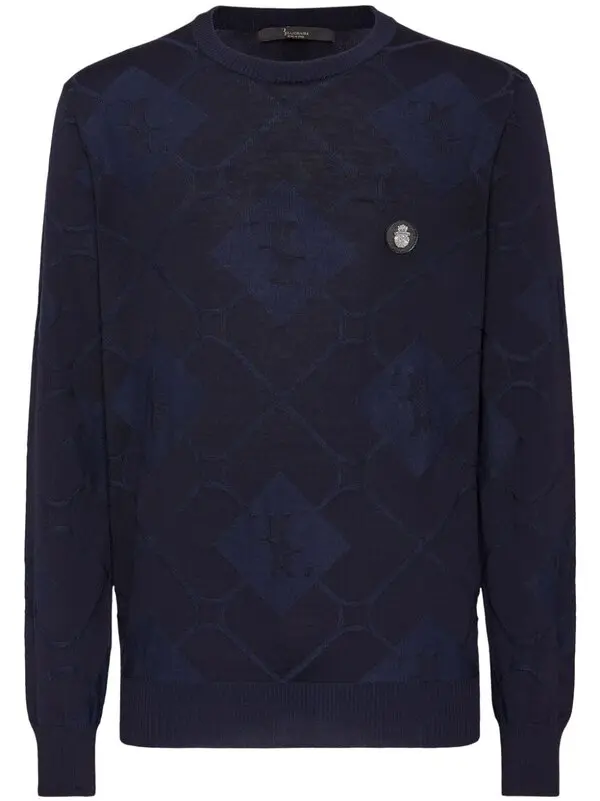 BILLIONAIRE Intarsia-knit Jumper