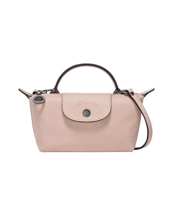 Longchamp Le Pliage Xtra Leather Clutch - Beige