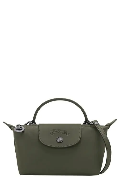 Longchamp Le Pliage Xtra Leather Clutch - Fir