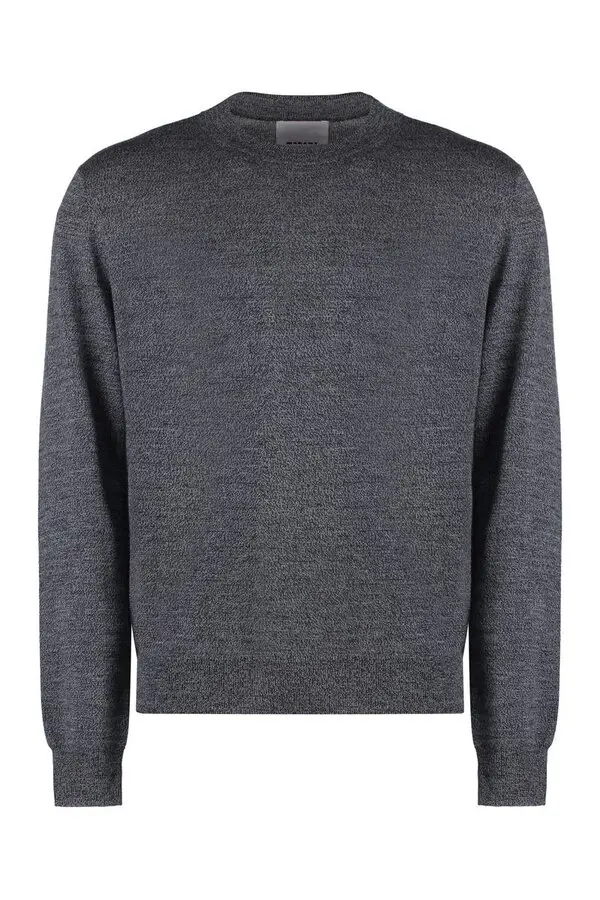 Isabel Marant Basile Fine-knit Sweater - Grey