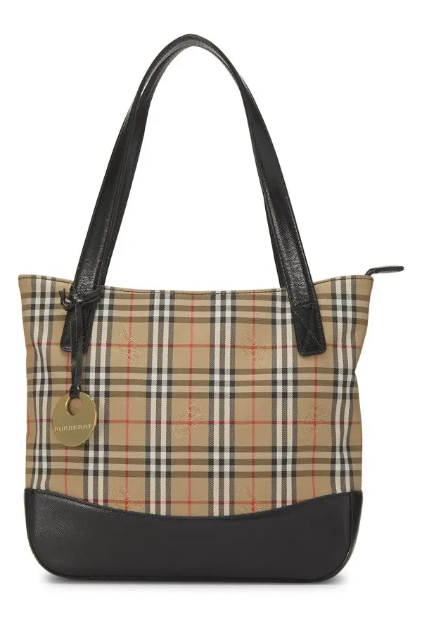 Burberry Haymarket Check Handbag - Multi