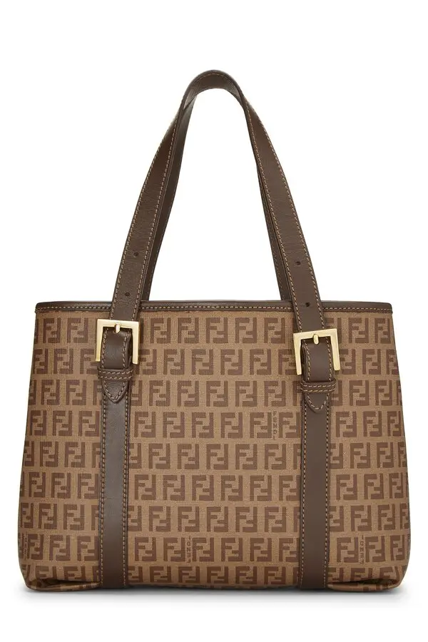 Fendi Zucchino Coated Canvas Tote