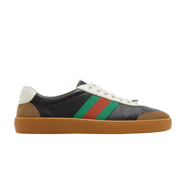 Gucci G74 Web Low Top Sneakers - Black