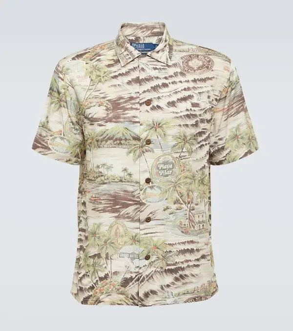 Ralph Lauren Printed Bowling Shirt - Multicoloured