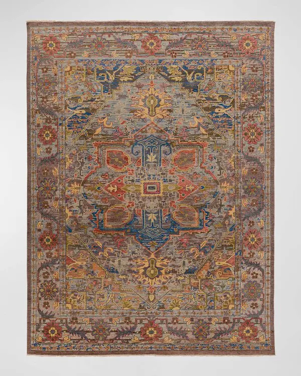 SURYA RUGS Cappadocia Sage Hand-knotted Rug, 9' X 13