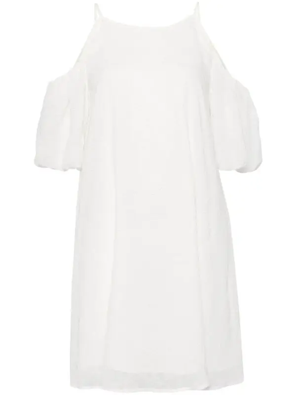 TOUT A COUP Open-shoulder A-line Dress