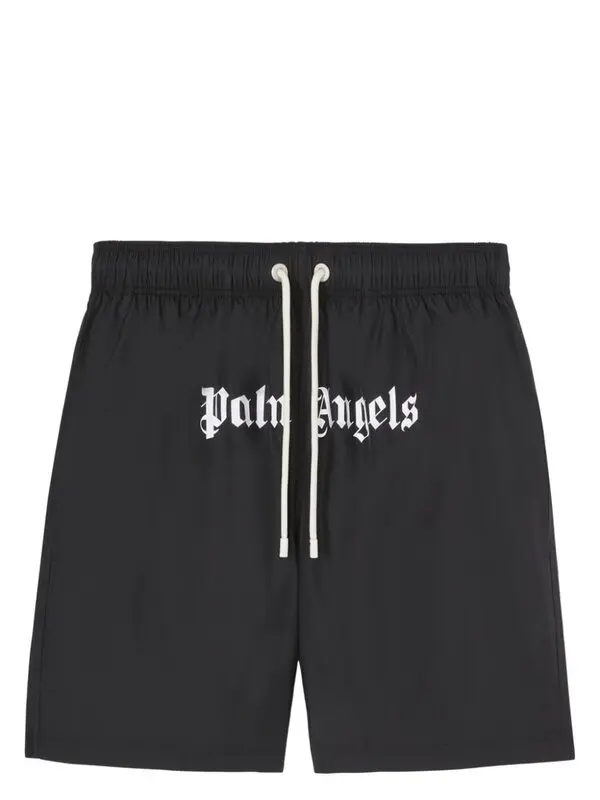 Palm Angels Logo-print Swim Shorts