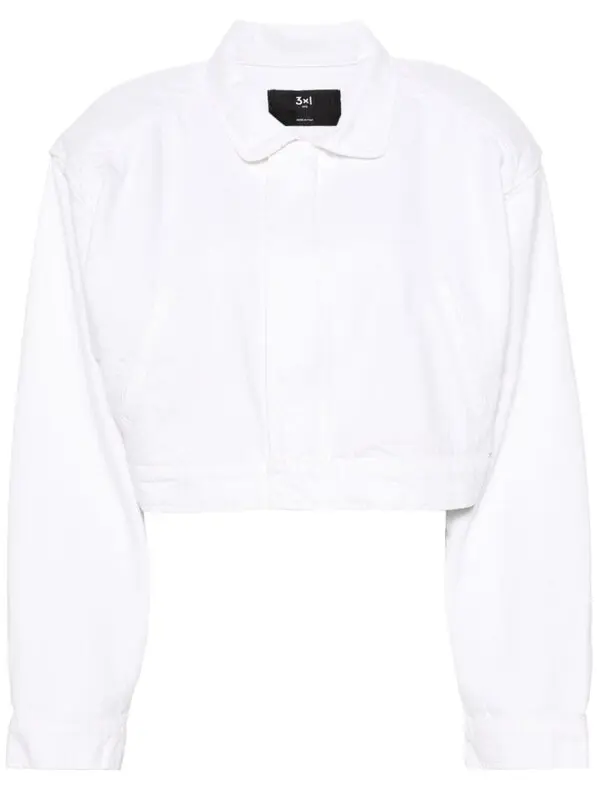 3x1 Amelia Cropped Denim Jacket