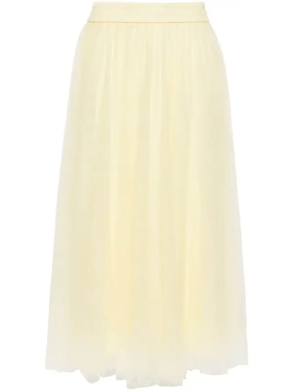 Fabiana Filippi Tulle Midi Skirt