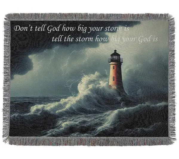 NORTHWEST 48'x60' Woven Tapestry Throw With Inspirational Card