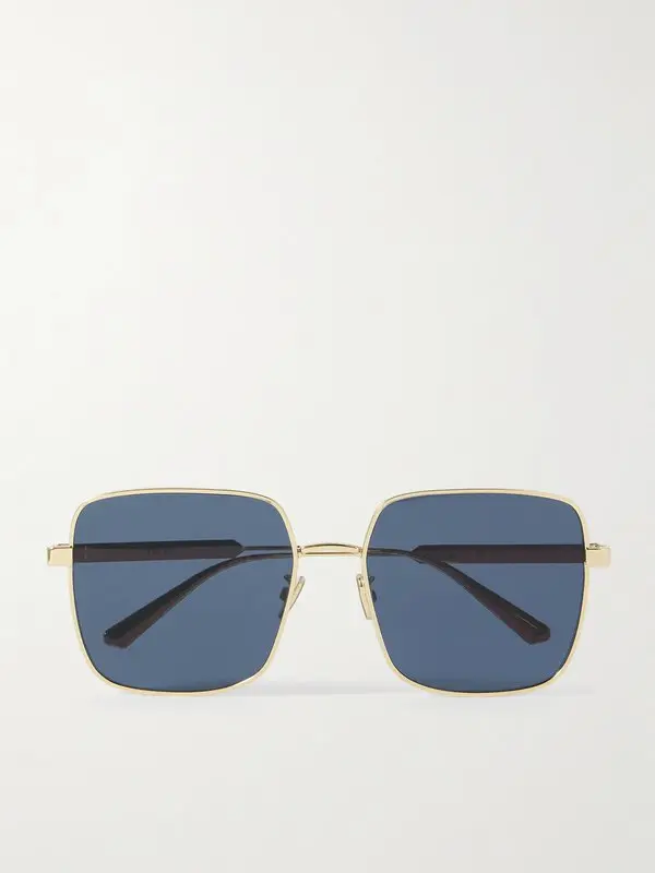 Dior Diorcannage S1u Square-frame Sunglasses - Gold