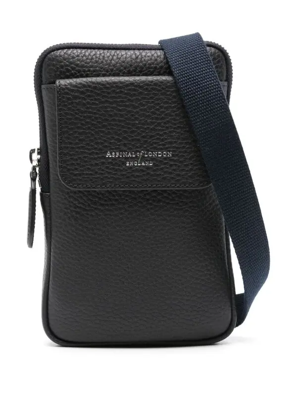 ASPINAL OF LONDON Reporter Leather Phone Bag