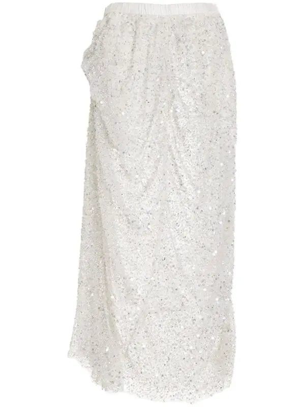 DIOTIMA Sequinned High-waist Skirt