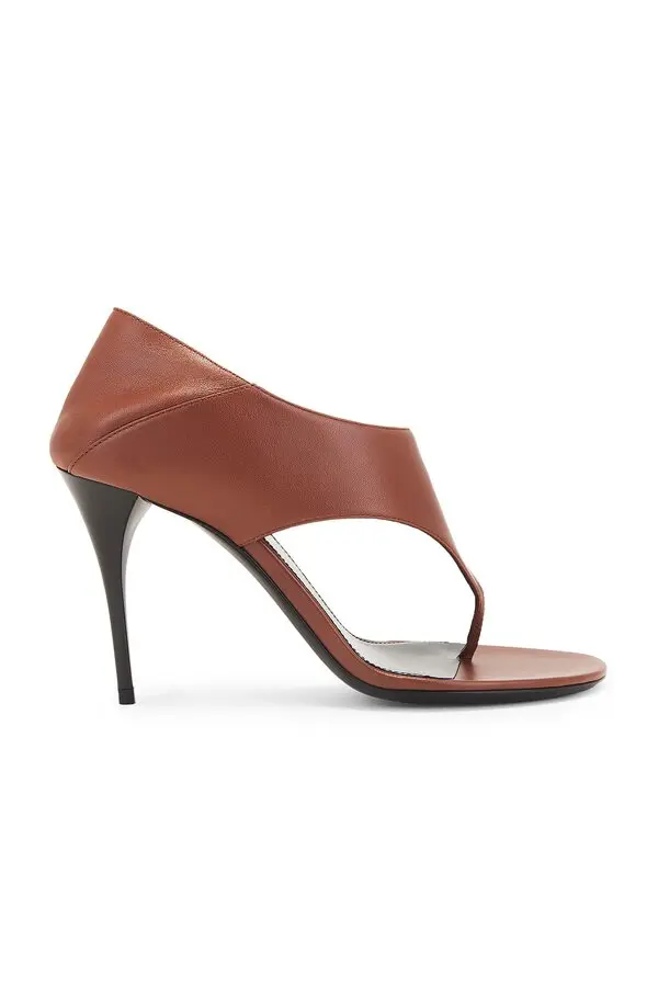 Saint Laurent Bridget Sandal - Aesthetic Brown