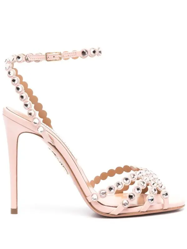 AQUAZZURA Tequila 105mm Sandals - Pink