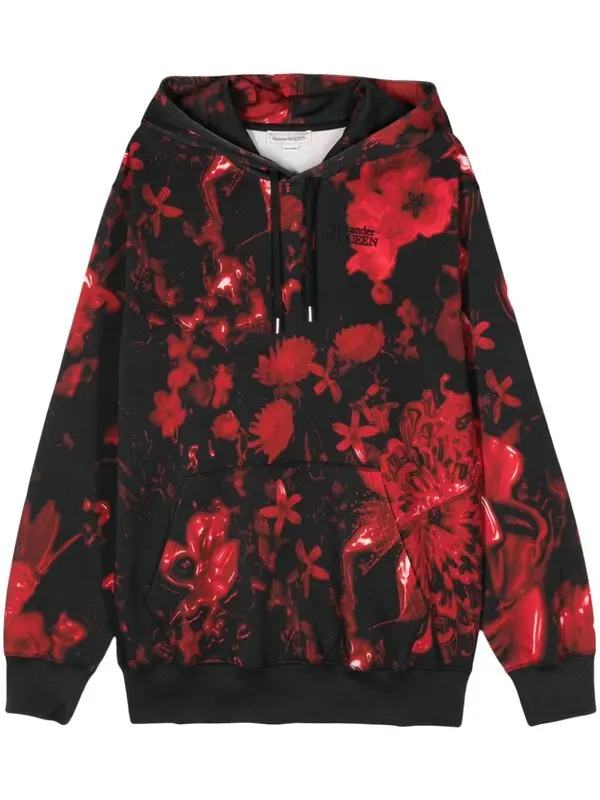 Alexander McQueen Wax Flower Hoodie