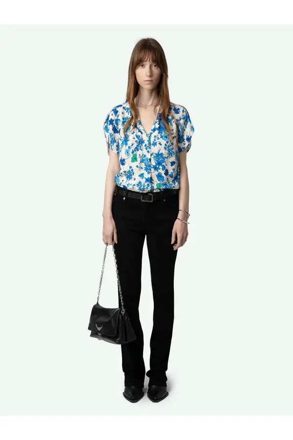 Zadig&Voltaire Tiffiny Floral Top