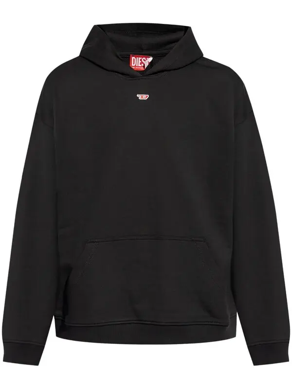 Diesel S-boxt-hood-d Cotton Hoodie - Black
