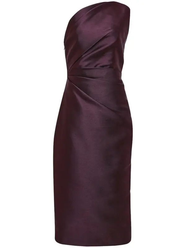Solace London Asymmetrical Midi Dress