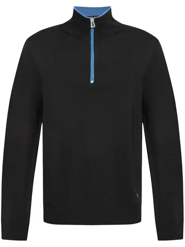 Paul Smith Half-zip Merino Jumper
