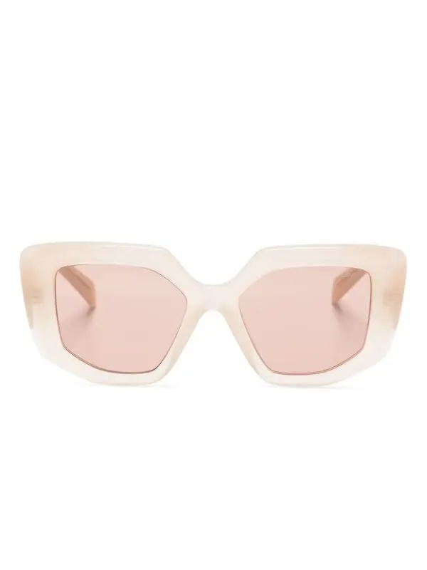 Prada Geometric Frame Sunglasses