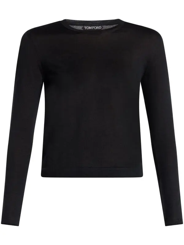 TOM FORD Knitted Top - Black