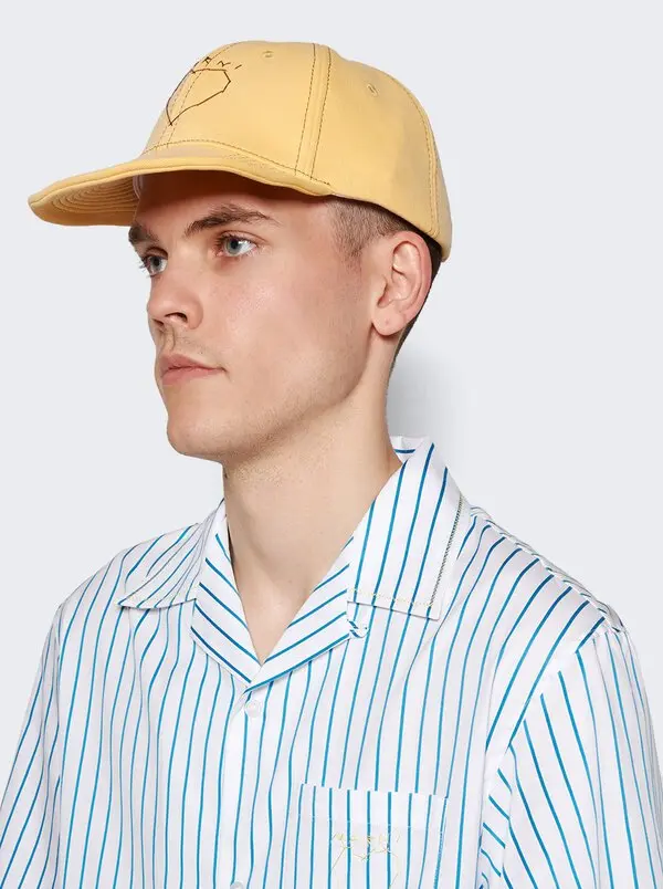 Marni Denim Baseball Cap - Citrus