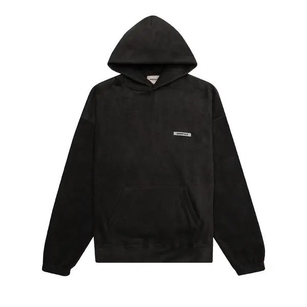 Fear Of God Polar Fleece Hoodie 'strech Limo - Black