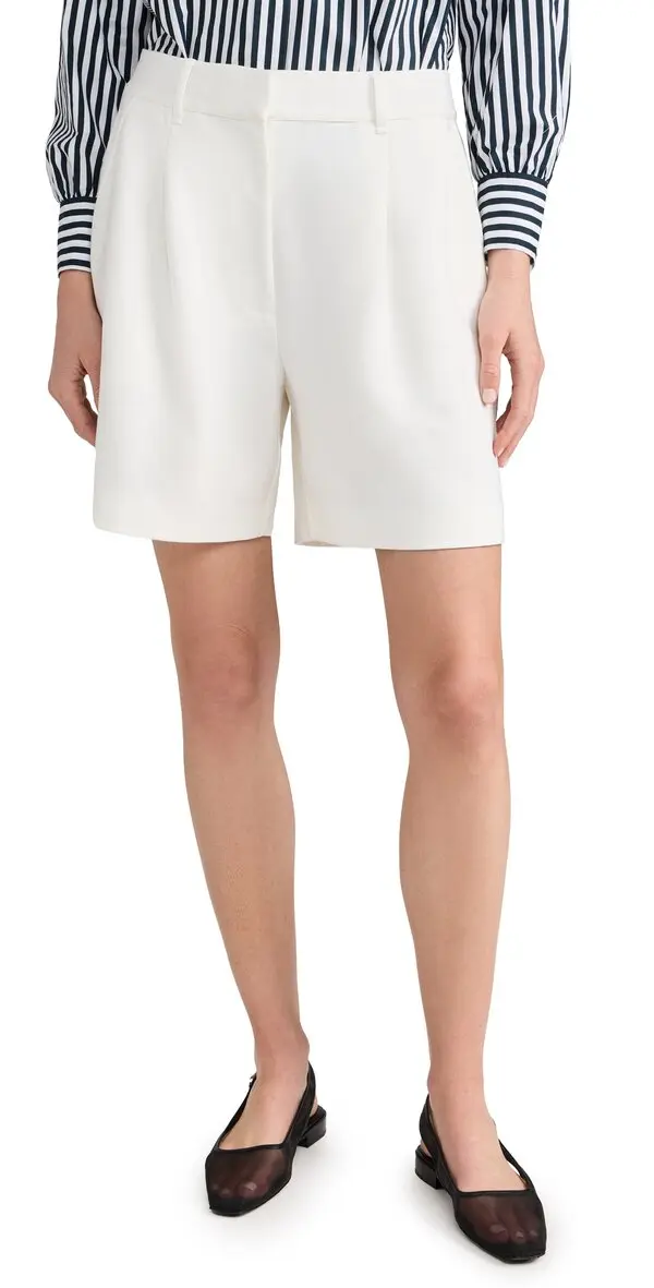 Rag & Bone Irina Ponte Shorts - Wht