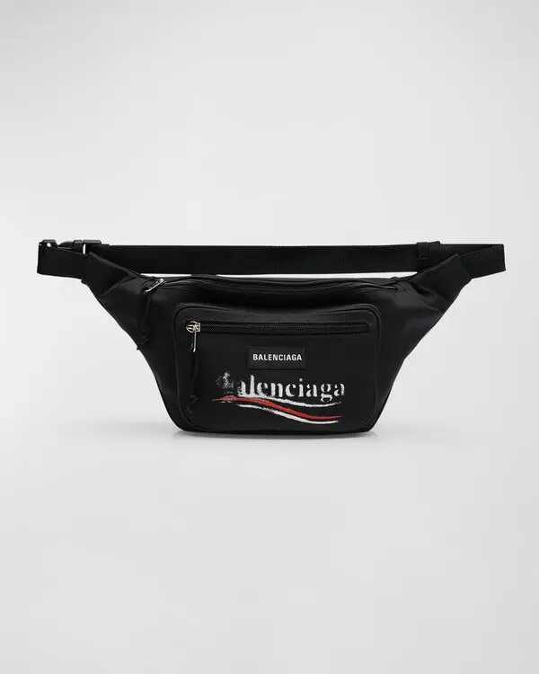 Balenciaga Explorer Belt Bag - 1090 Black