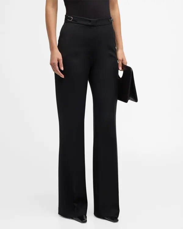 Gabriela Hearst Vesta Wide-leg Pants - Black