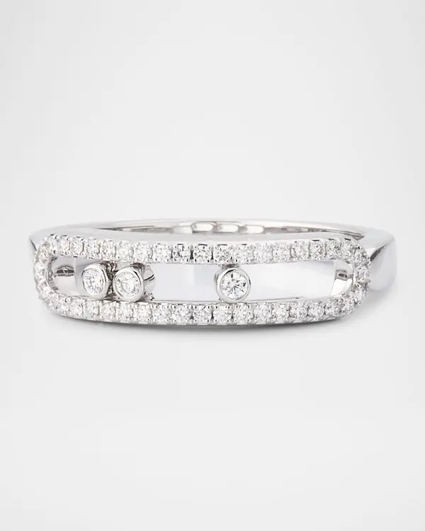Messika 18k Diamond Baby Move Ring