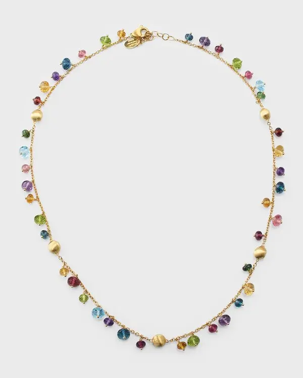 Marco Bicego 18k Africa Gemstone Necklace - Yellow Gold